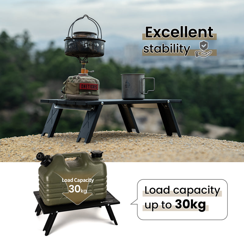 OneTigris Backpacking Table 輕量迷你露營檯 – 3Jack Store 山積露營小店